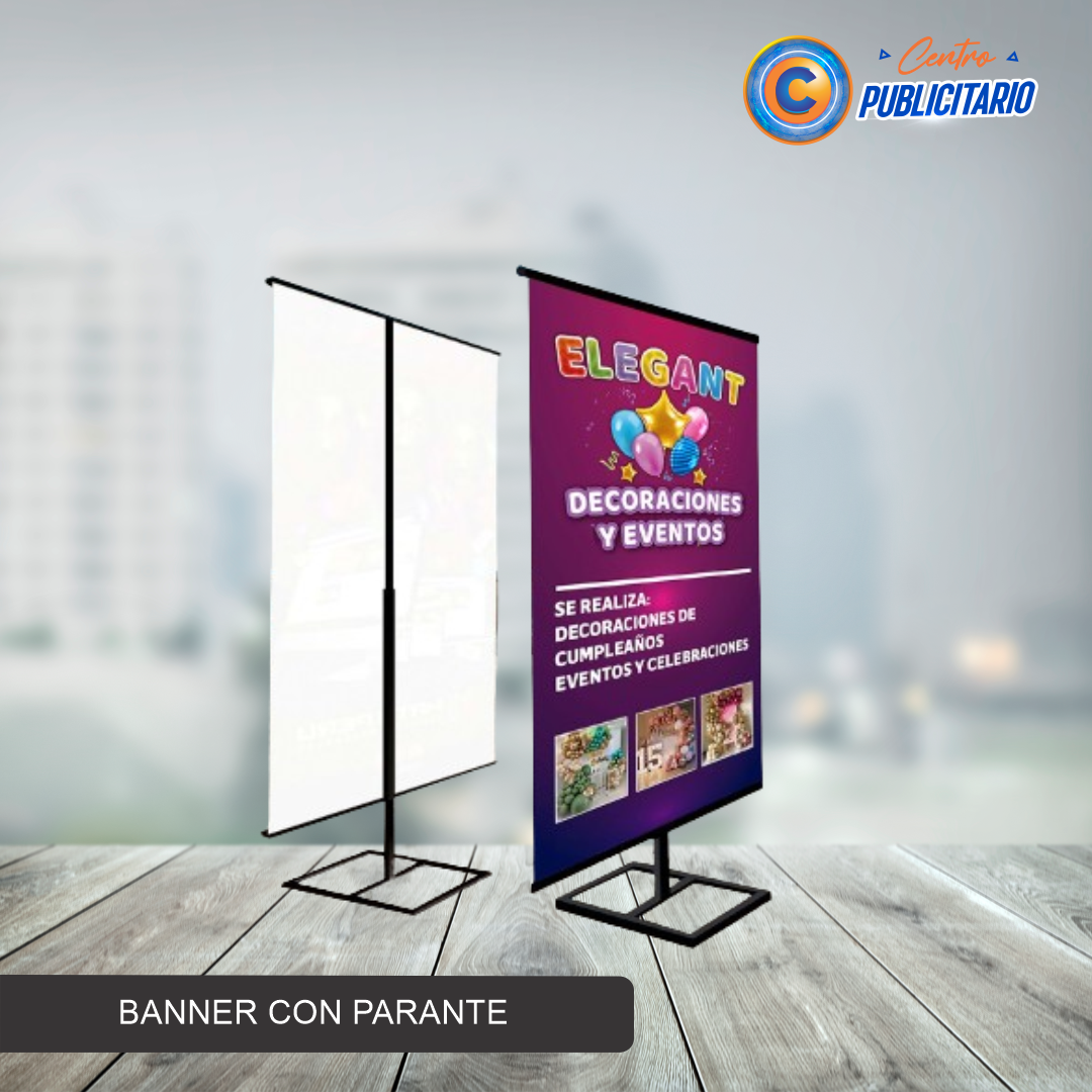 Banner con Parante – Centro Publicitario